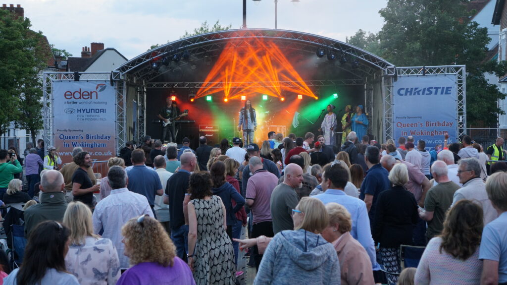 Prolyte 8x6m Curved Roof Stage - YES Events Hire : YES Events Hire